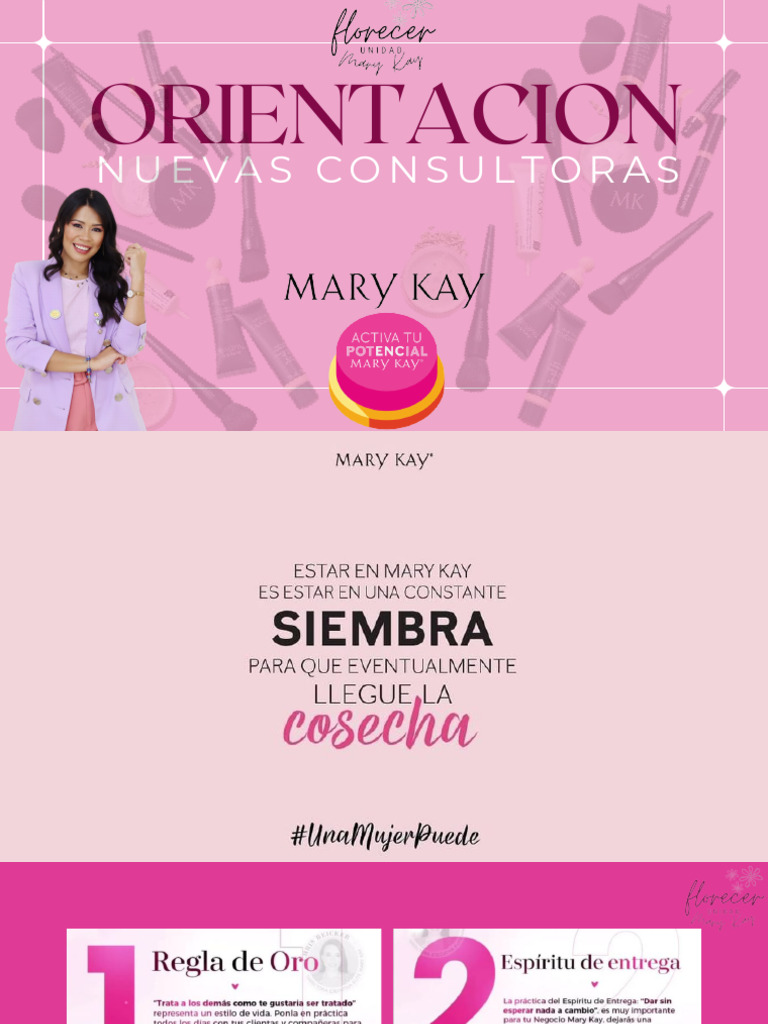 Guía de Consultoras Mary Kay: Belleza y Cuidado | PDF