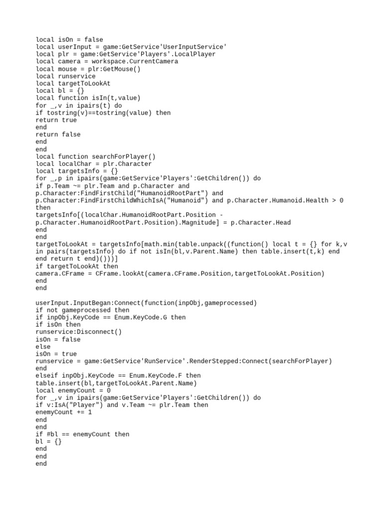 Roblox WW1 Entrenched Script | PDF