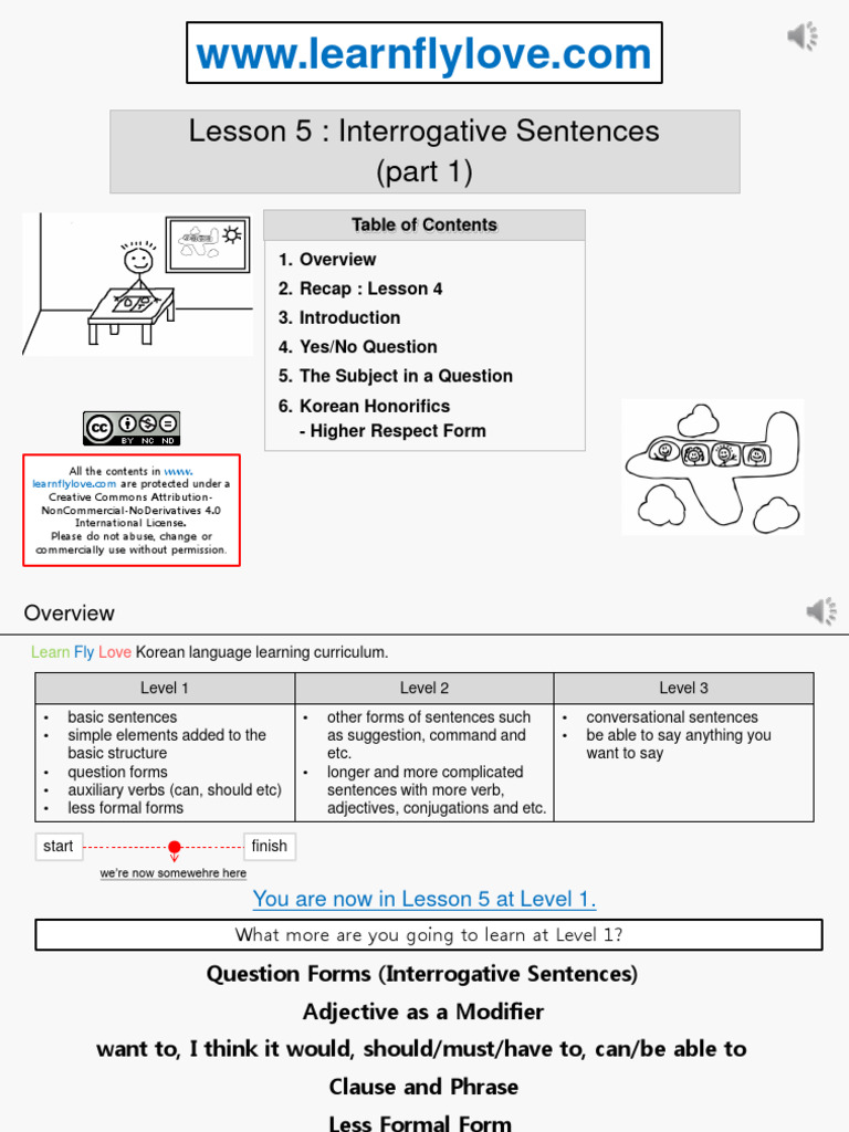 Lesson5 (Part1) Licensed PDF v1.2 | PDF | Question | Verb