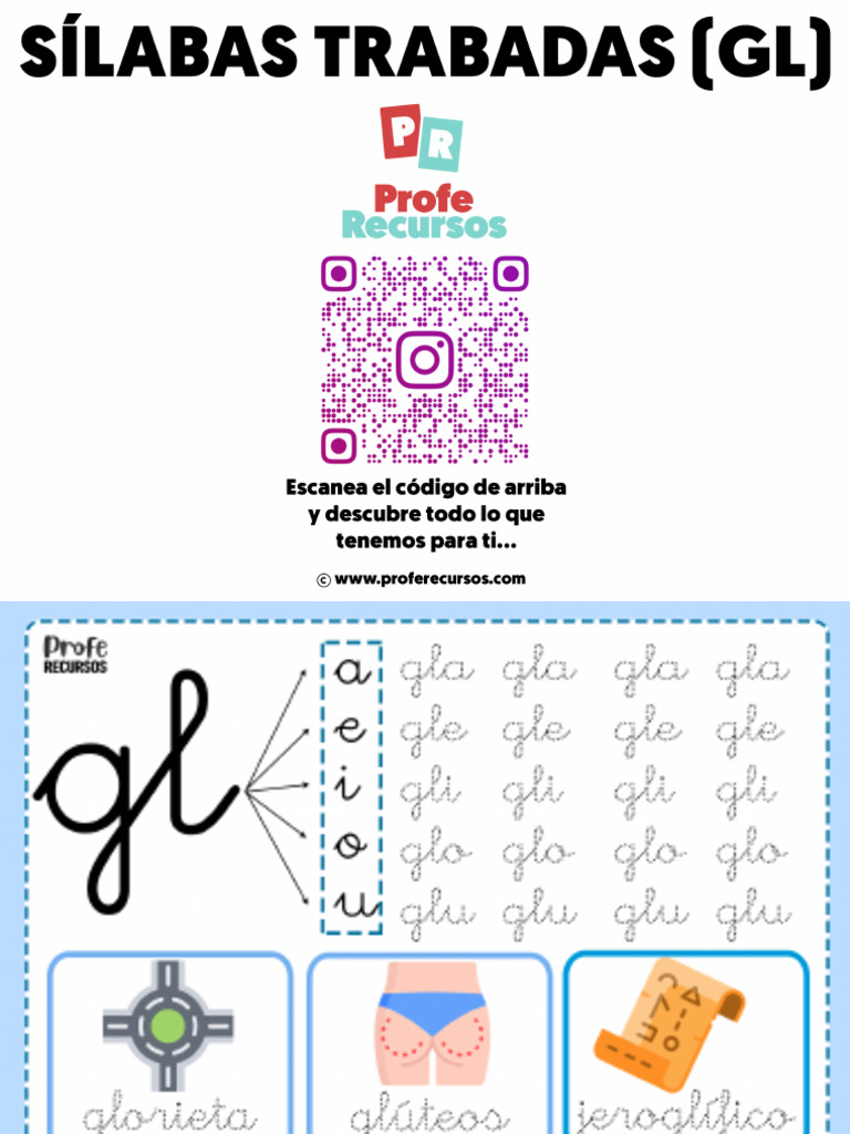 Silabas Trabadas GL | PDF