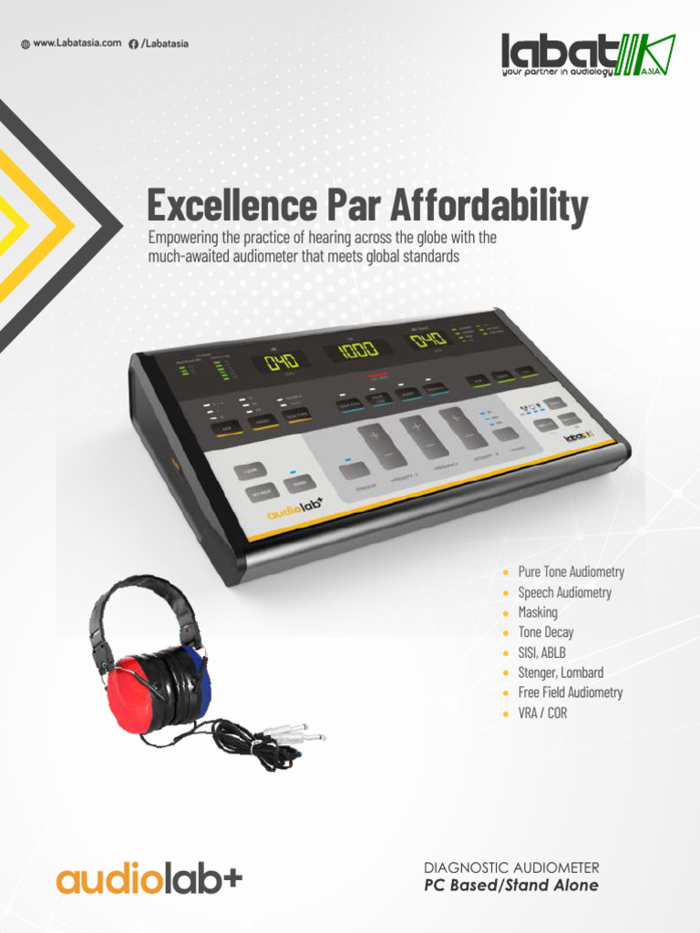 Labat Audiolab Plus | PDF | Headphones | Audiology