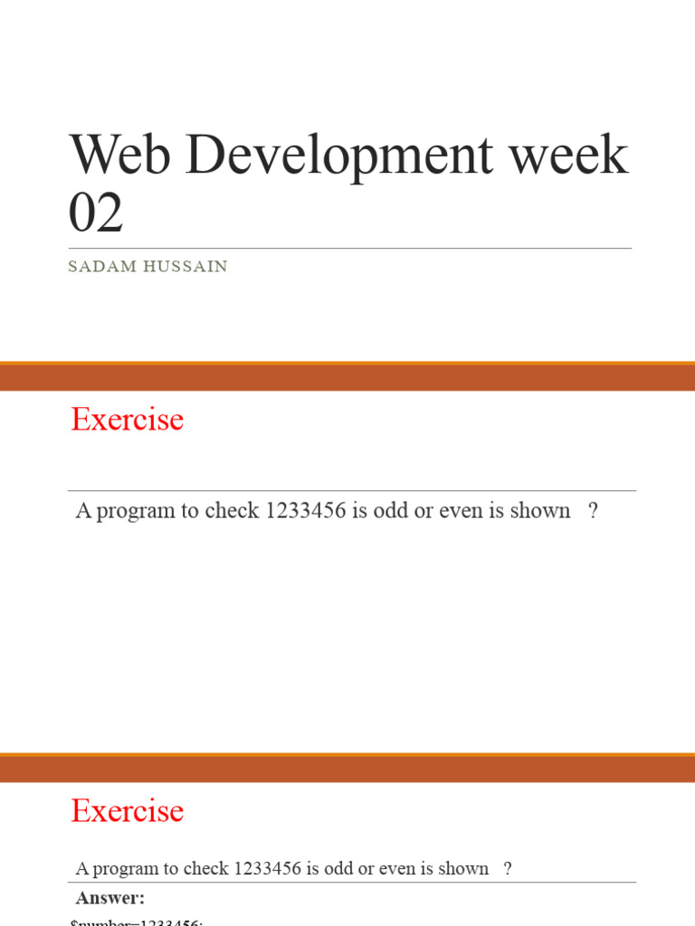 Php Programming Exercises Guide Pdf Php Parameter Computer Programming