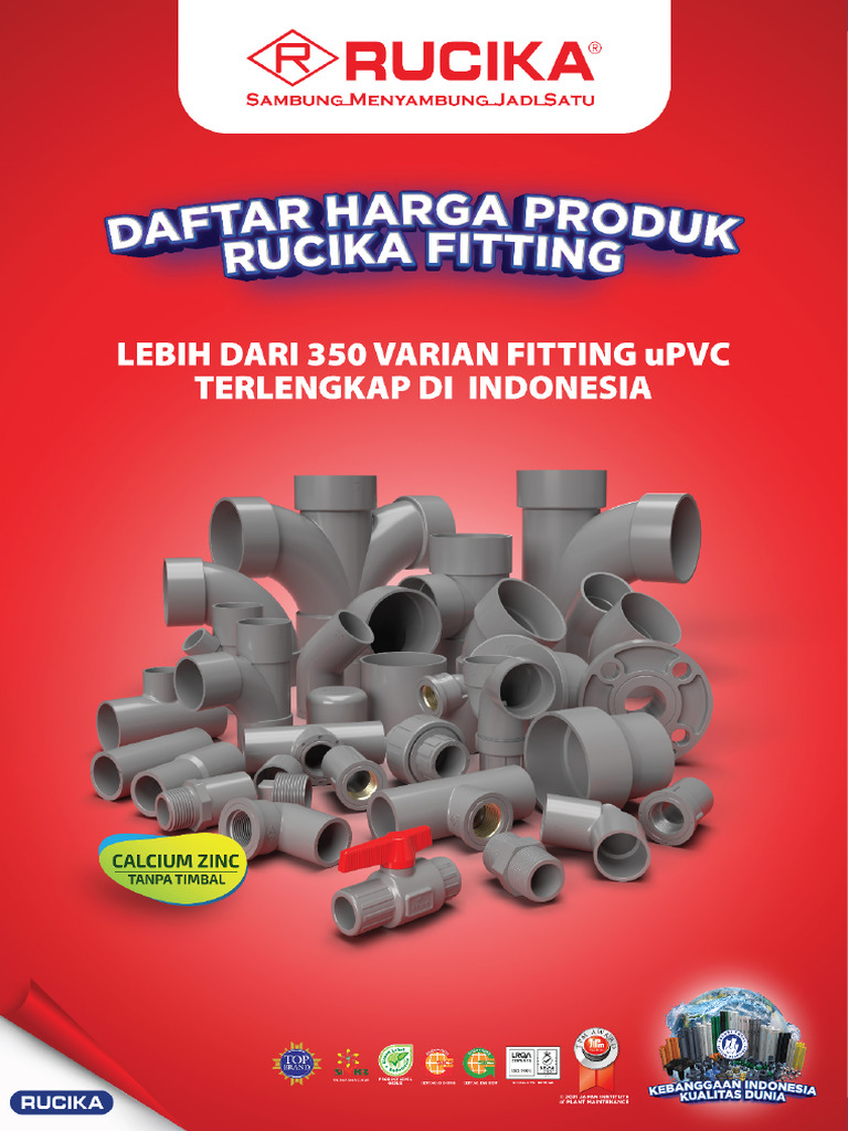 Daftar Harga Rucika Fitting UPVC | PDF