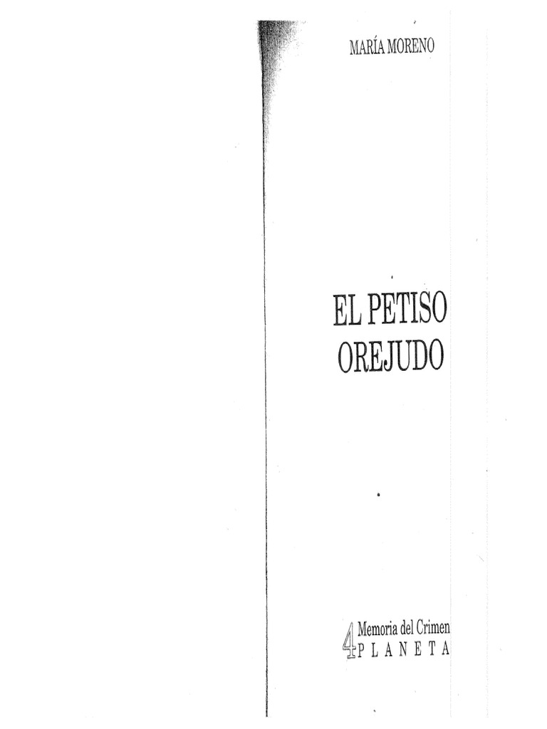 Moreno M - El Petiso Orejudo | PDF