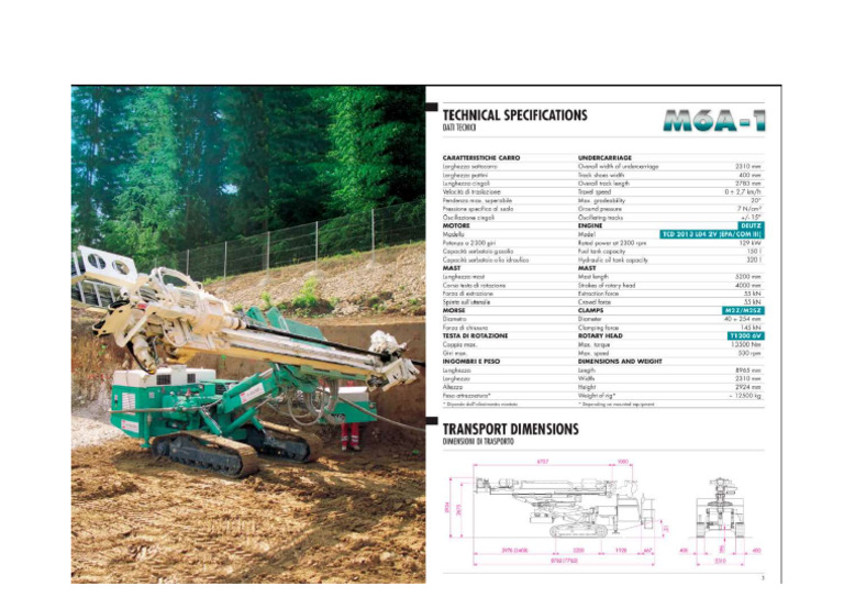 Casagrande M6 Data Sheet | PDF