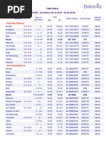 PDO Weekly Flight Schedule | PDF