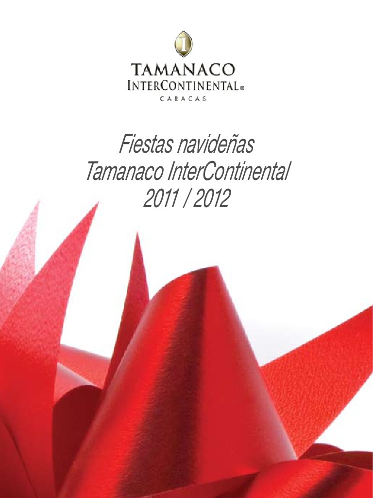 Folleto de Navidad Tamanaco | PDF | Mariscos | Postres
