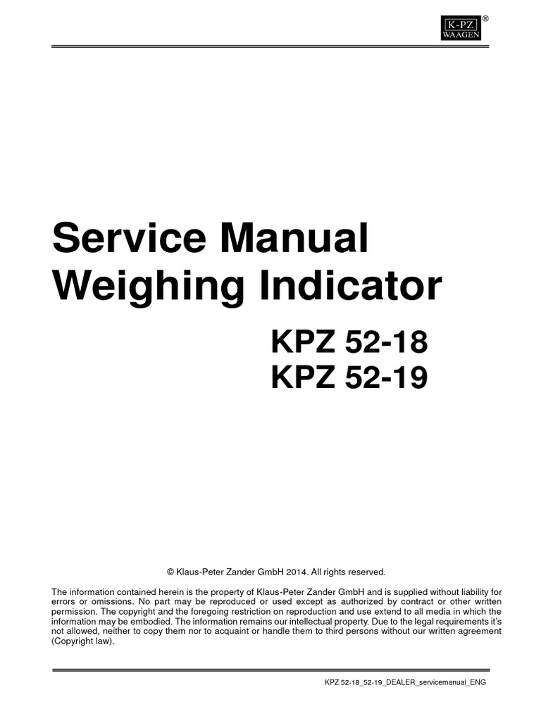 Uputstva Za Rad I Odrzavanje Vilicar Vaga KPZ 71-9 S | PDF | Anode | Corrosion