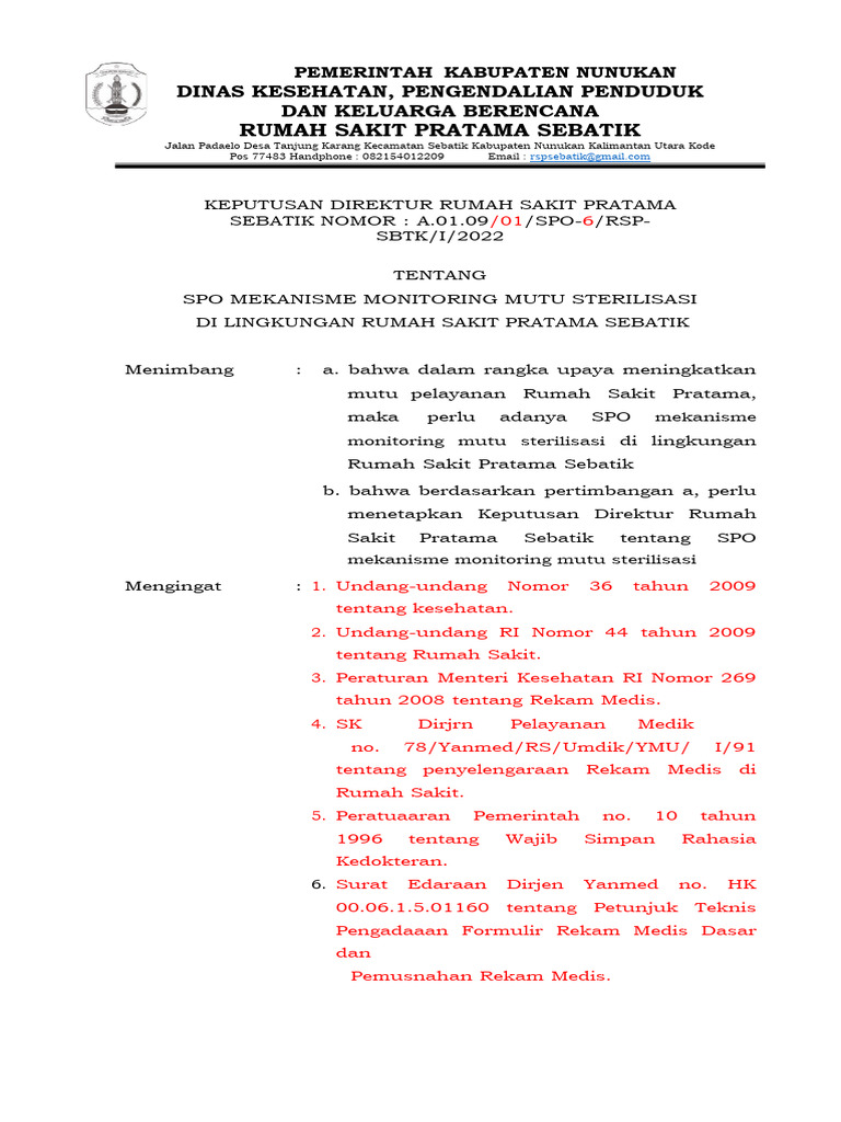 PPI 30. SPO Penatalaksanaan Tertusuk Jarum Atau Benda Tajam | PDF