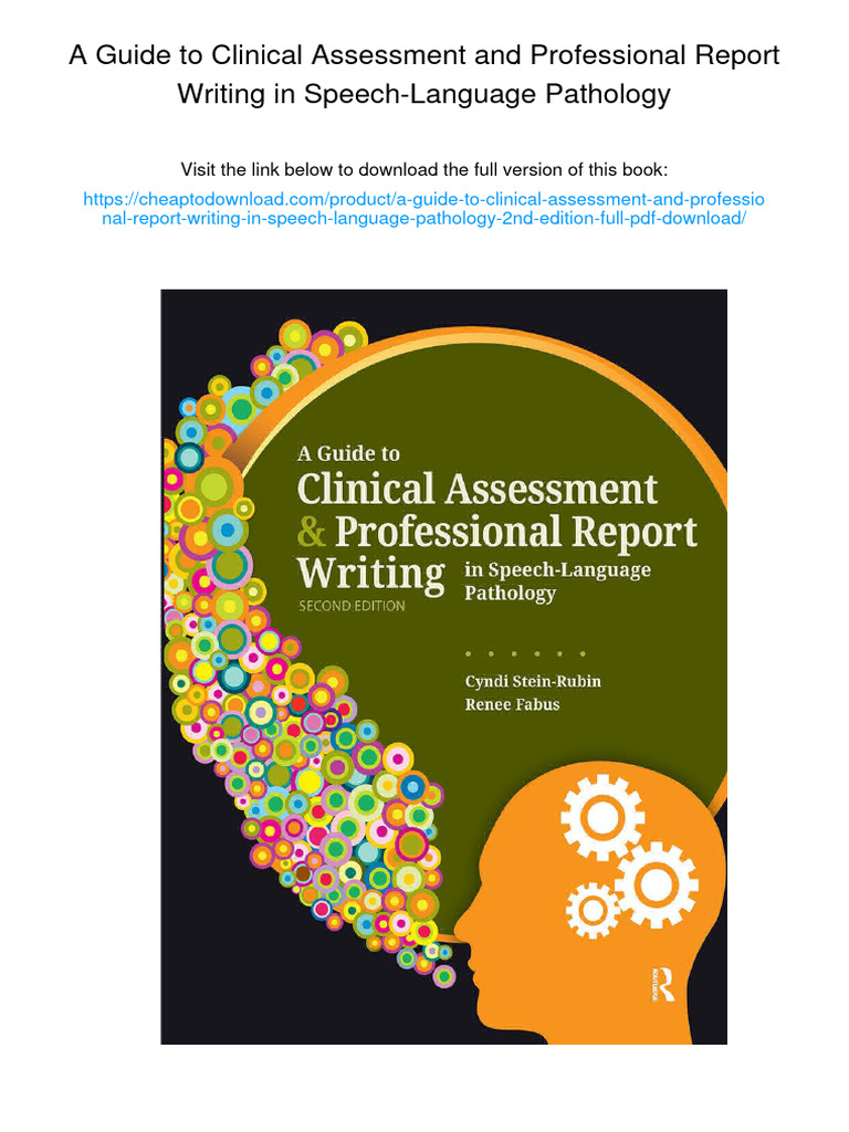 A Guide To Clinical Assessment and Professional Report Writing in ...