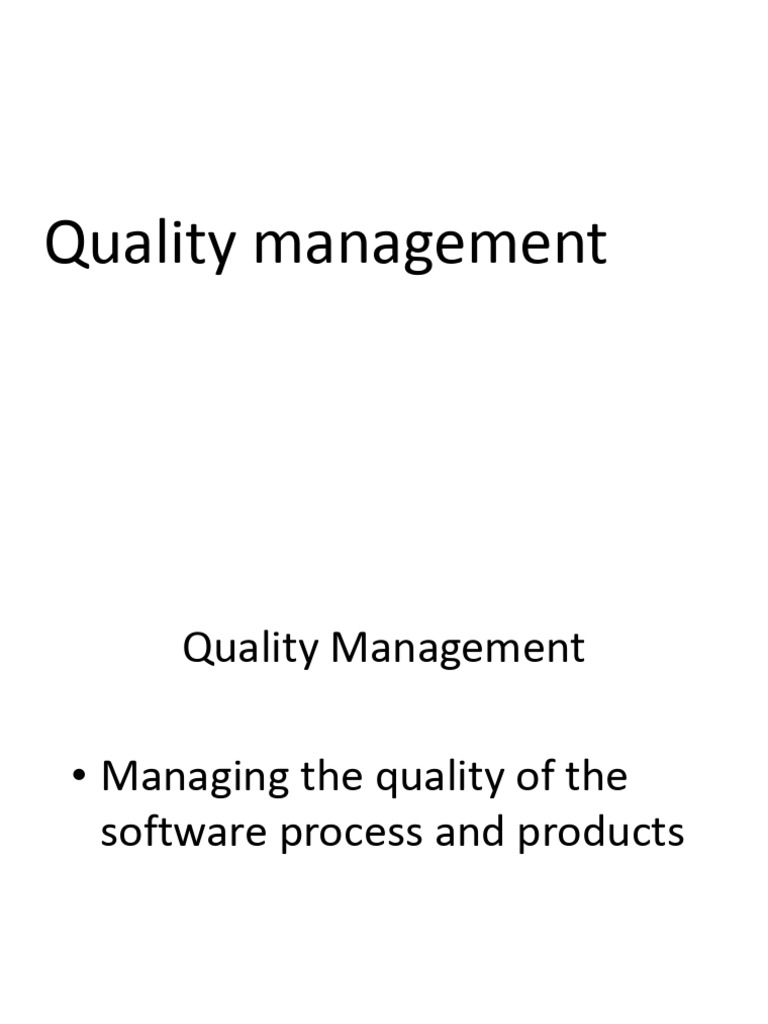 Unit-5-Quality Magagement | PDF | Iso 9000 | Quality Assurance