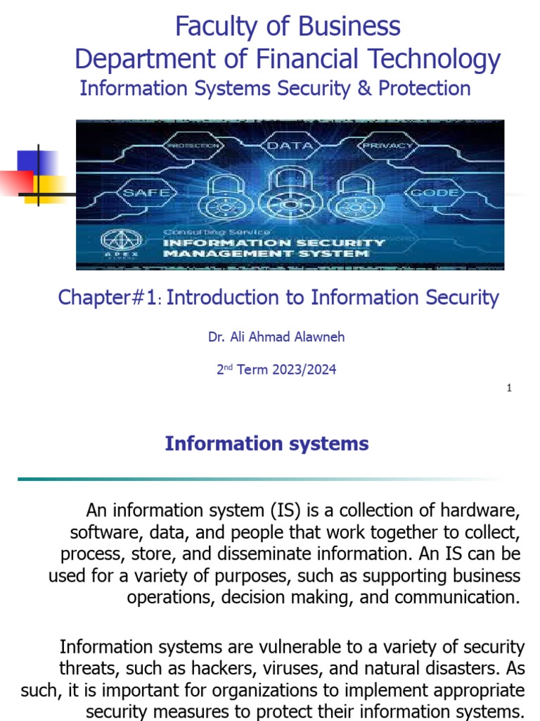 Introduction to Information Security | PDF | Information Security | Security