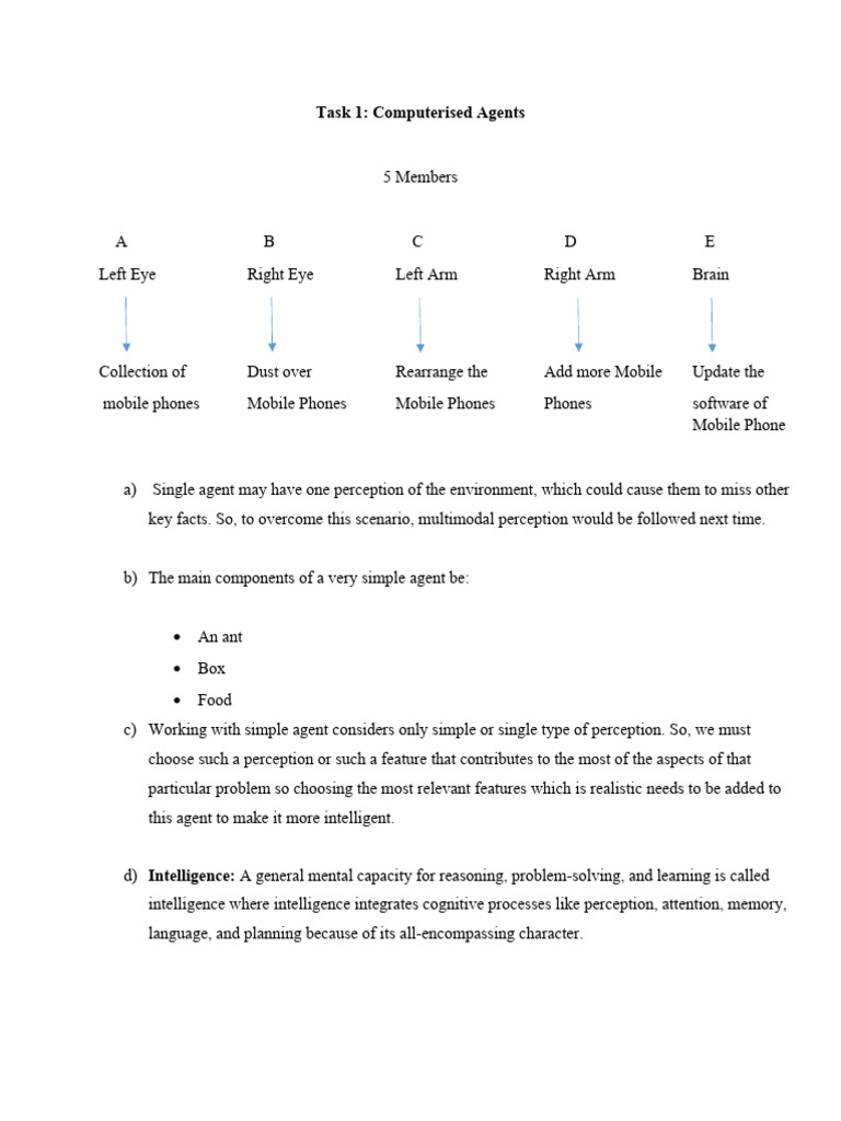 Week 1 Task | PDF | Intelligence | Artificial Intelligence