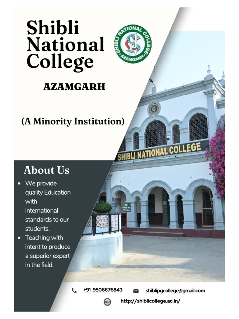 Shibli National College Overview | PDF | Religion & Spirituality