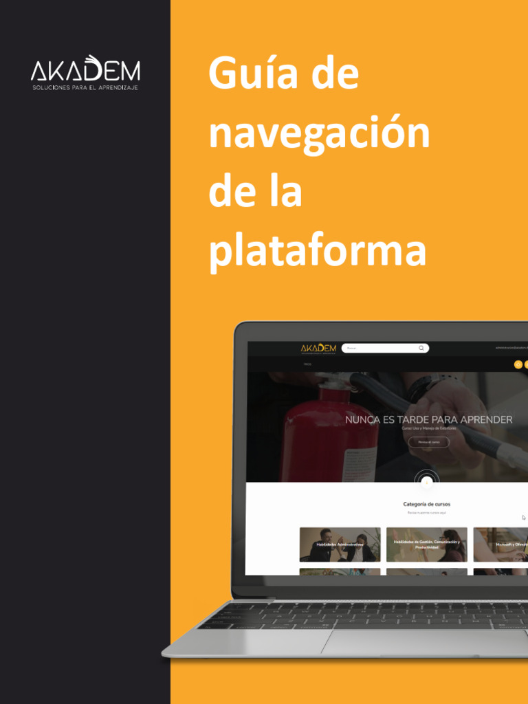 Guía de Navegación Portal AKADEM | PDF | Informática | Software