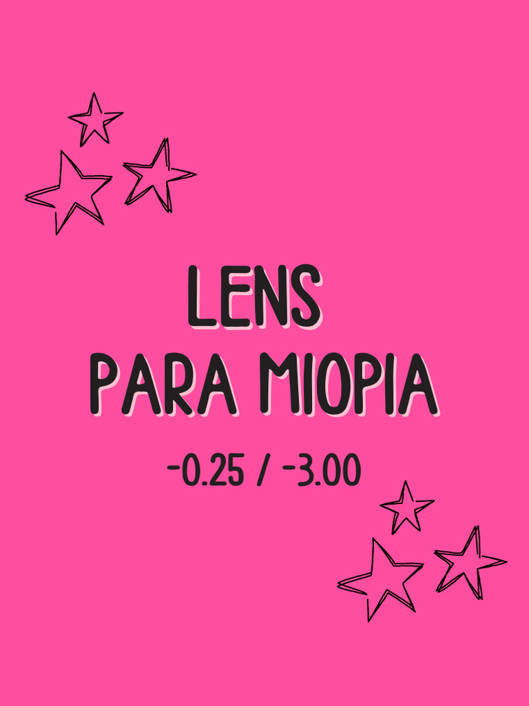 Catálogo Miopía | PDF