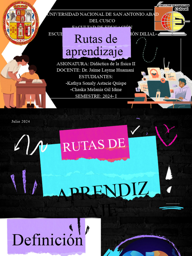 Rutas de Aprendizaje | PDF | Evaluación | Aprendizaje