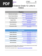 Grade 12 Life Sciences Paper 1 Terminologies | PDF