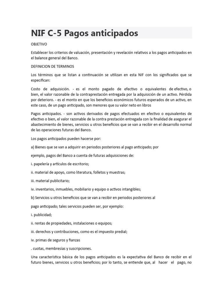 Nif C5 | PDF | Bancos | Activo intangible