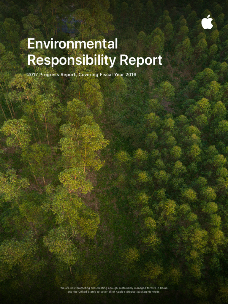 Apple Environmental Responsibility Report 2017 | PDF | Renewable Energy ...