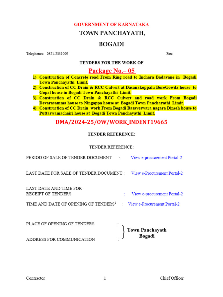KW-1 OW-INDENT-19665 Pkg-05 | PDF | Payments | Government Procurement ...
