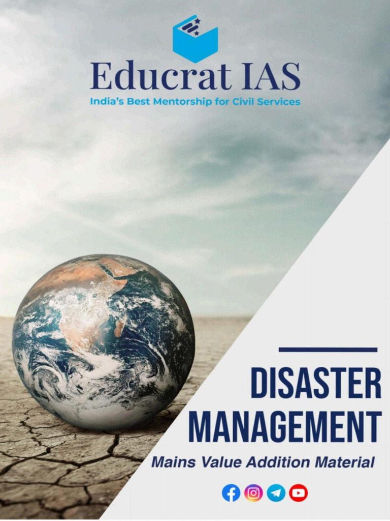 Disaster Management - Mains Material | PDF | Tsunami | Earthquakes