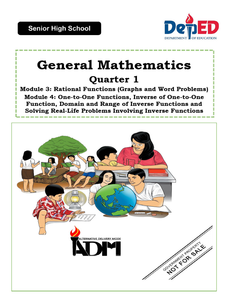 GEN MATH Q1 Mod3 4 Simplified Rational FN Word Prob One To One and ...