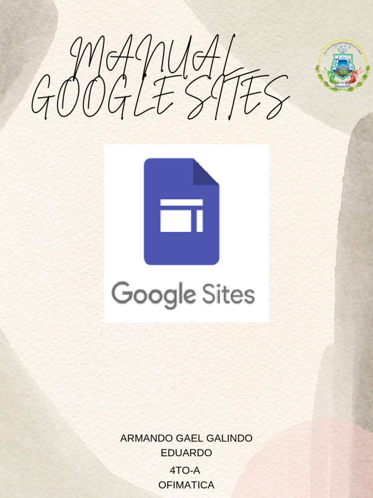 Manual de Google Sites para principiantes | PDF | Red mundial ...