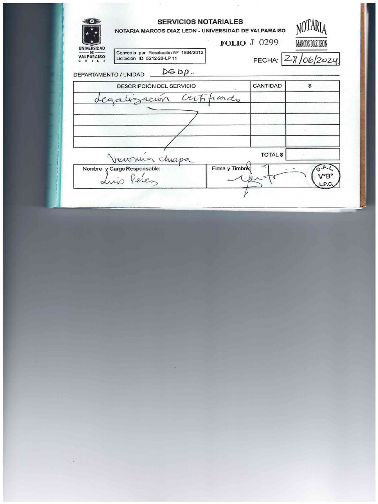 Voucher Folio J 0299 - 28-06-2024 | PDF