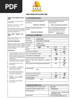 merSETA - Job Application Form | PDF
