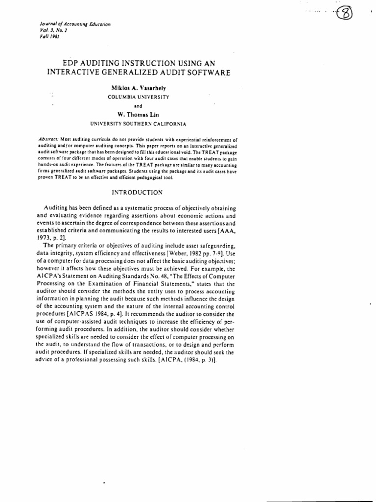 M10. Edp Auditing Instruction | PDF