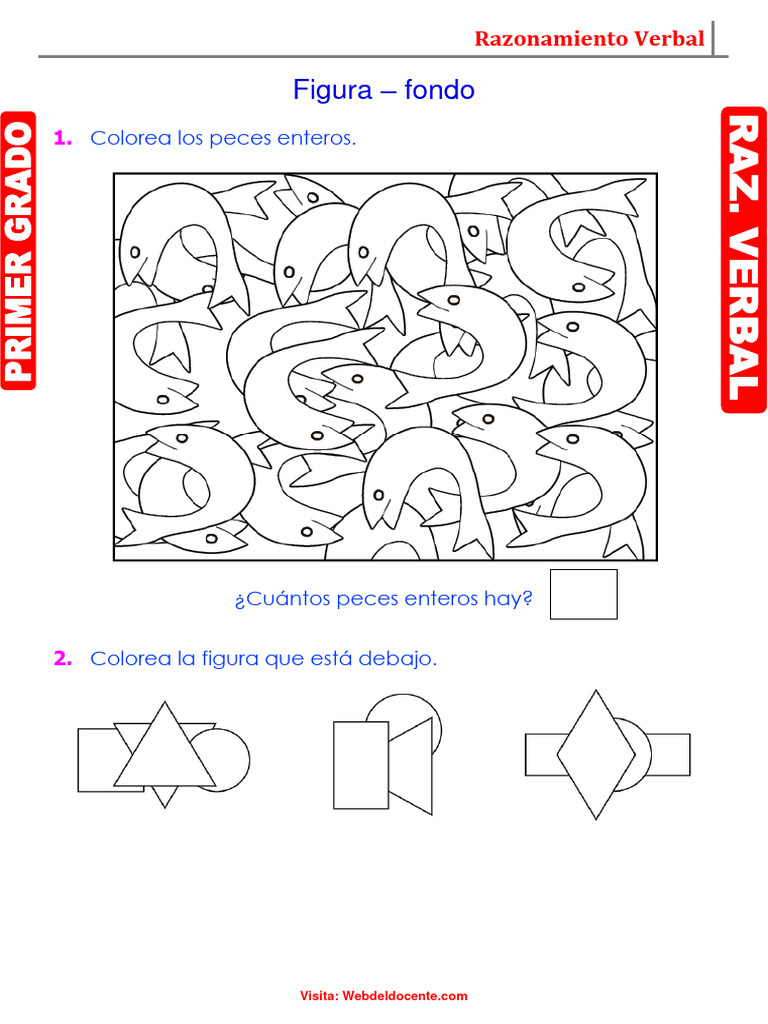 Percepción Visual para Primer Grado de Primaria 2 | PDF