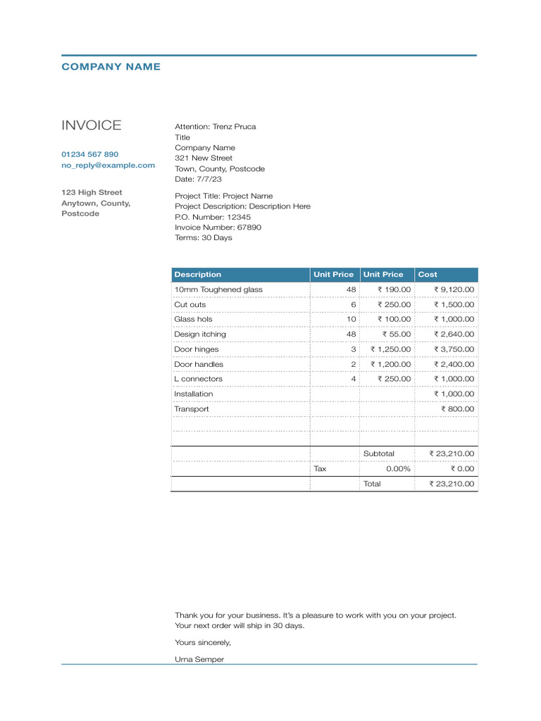 Open Invoice 5 | PDF