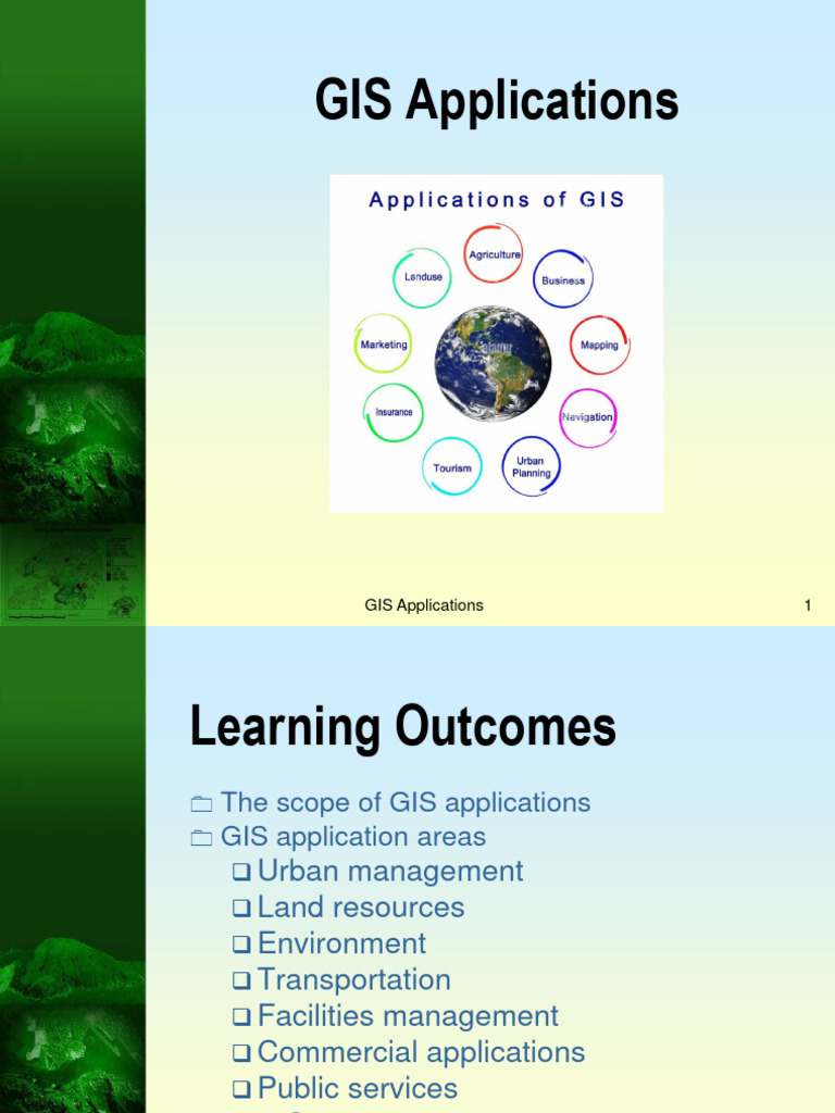 Chap.4 - Lect-11 - GIS Applications | PDF | Geographic Information System | Computing