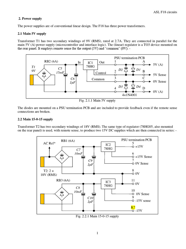 2 - Power Supply | PDF | Power Supply | Amplifier