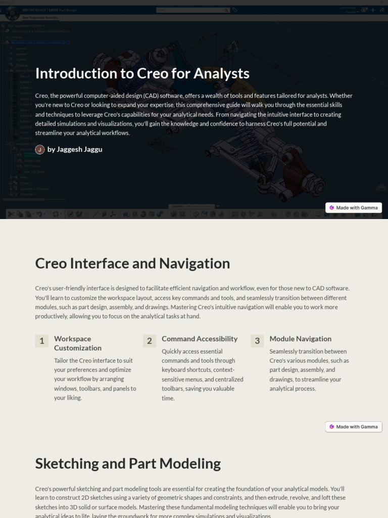 Introduction To Creo For Analysts | PDF | Simulation | Visualization ...