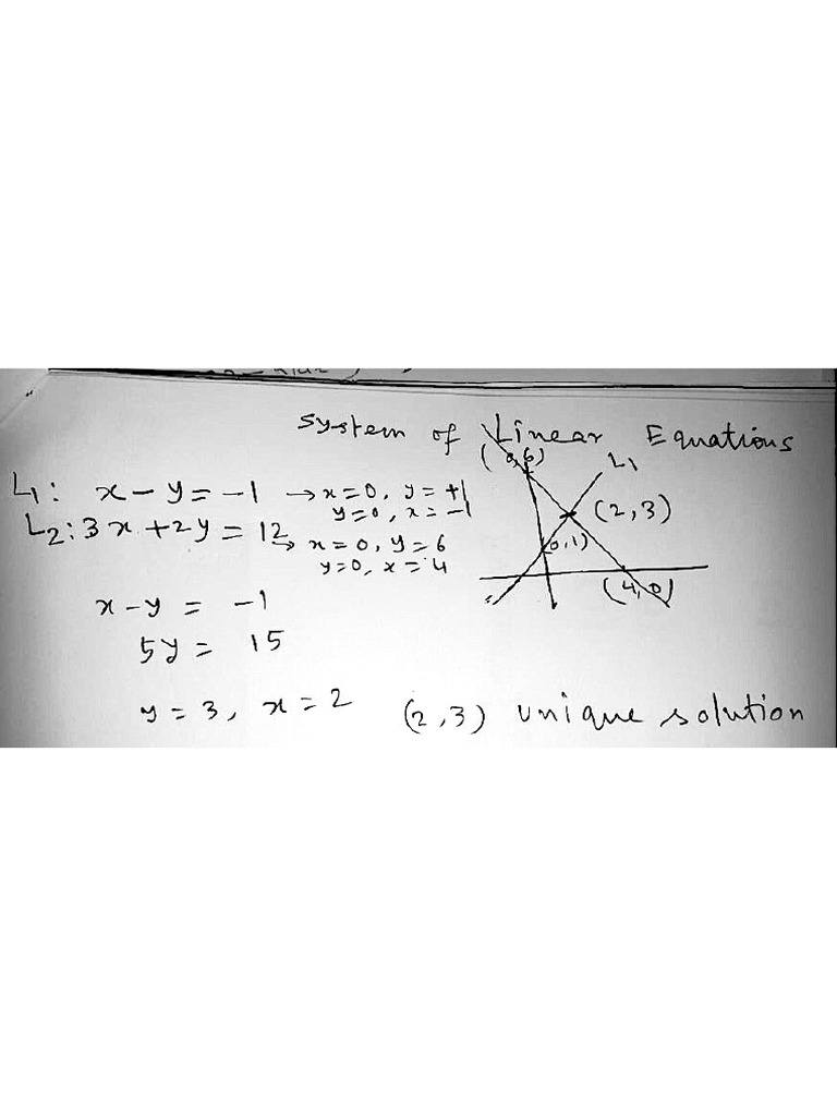 Math205 Linear Equation Pdf