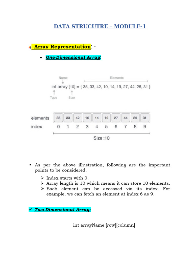 Arrays + Stack Notes | PDF | Computer Science | Computing Arrays + Stack Notes | PDF | Computer Science | Computing