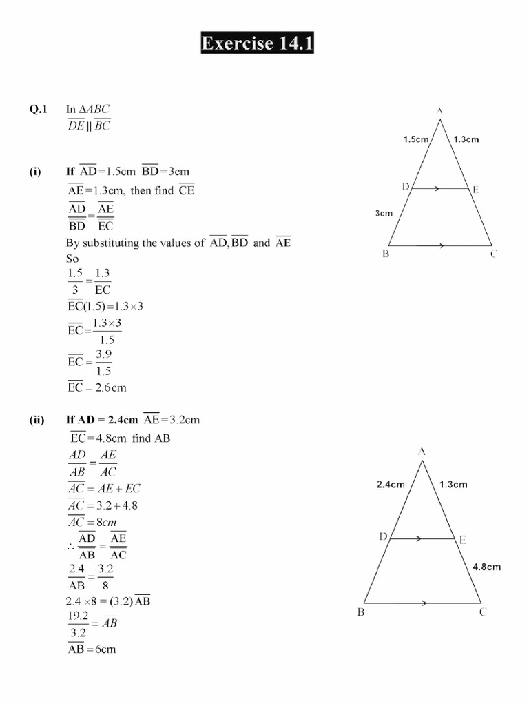 9th Math Chapter 14 (14.1) | PDF