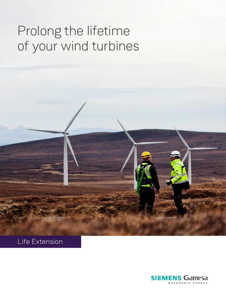 Siemens Gamesa Wind Service Life Extension Flyer en | PDF | Wind Turbine