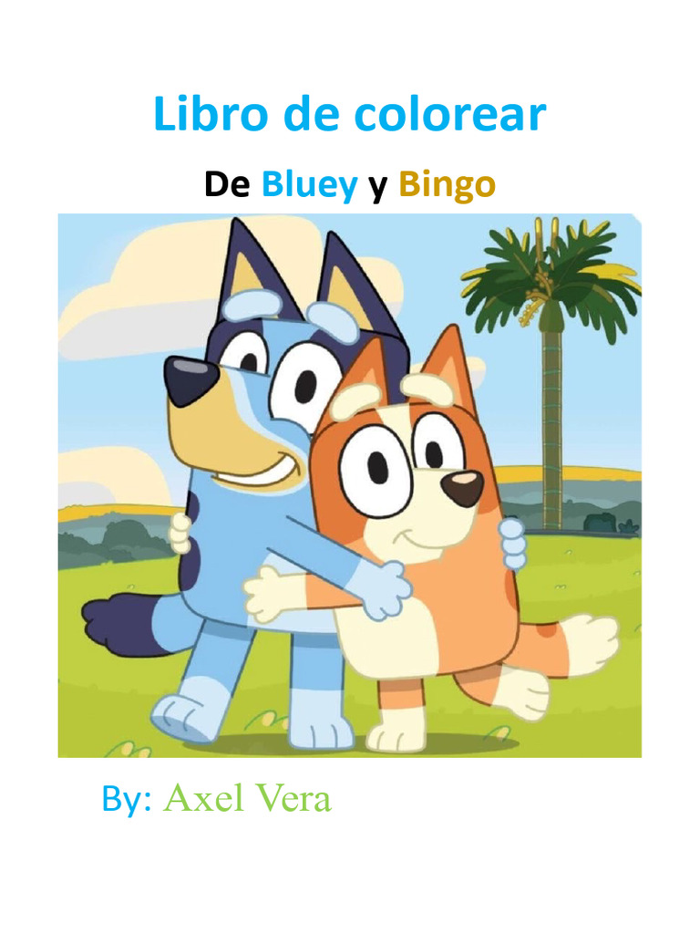 Libro de Colorear de Bluey y Bingo2 | PDF