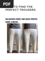 Anatomy of Pants: Key Components Explained | PDF | Trousers | Seam (Sewing)