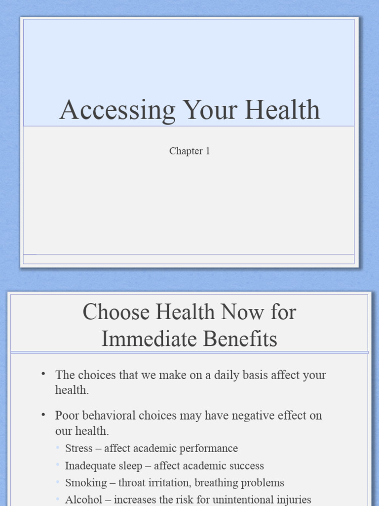 Health Choices and Life Expectancy Insights | PDF | Behavior | Chronic ...