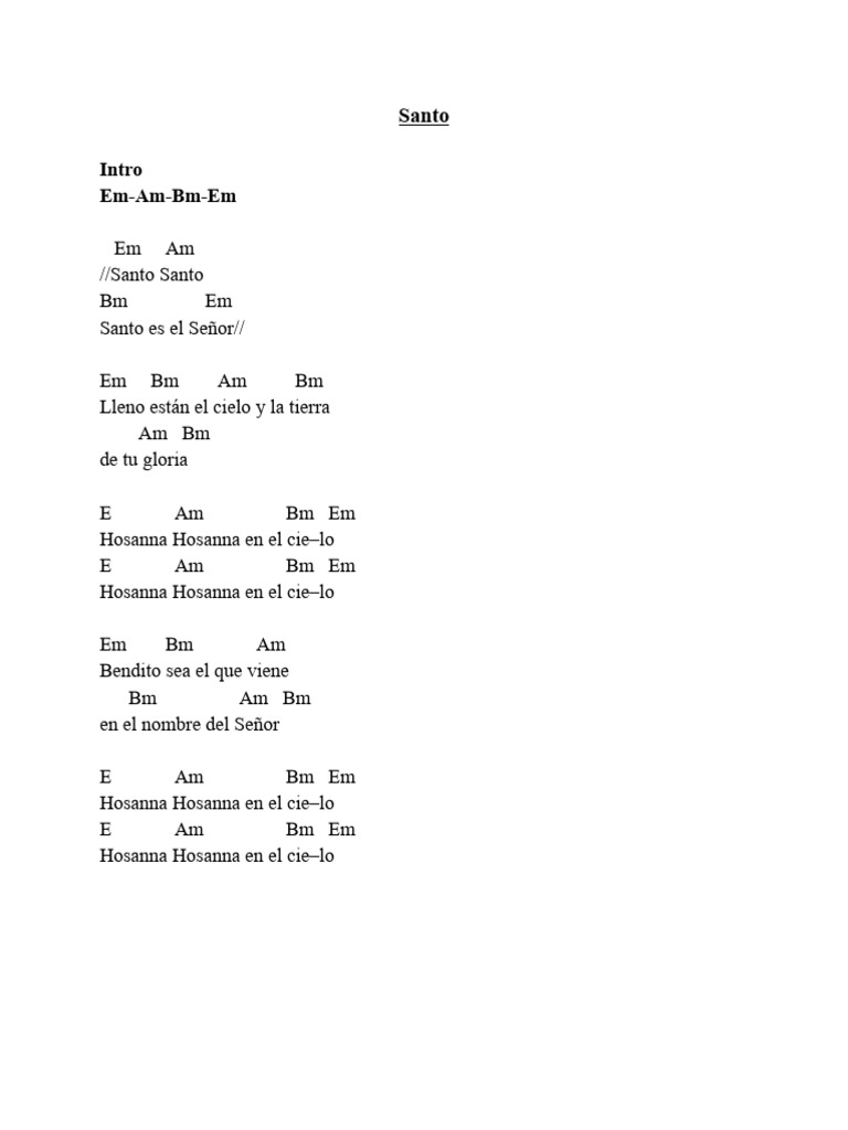 Santo (Rosita), Cordero, Aleluya - 2 | PDF | Oración | Creencia religiosa y doctrina