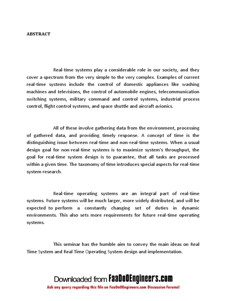 RTOS - Real Time Operating Systems | PDF | Real Time Computing | Kernel ... RTOS - Real Time Operating Systems | PDF | Real Time Computing | Kernel ...
