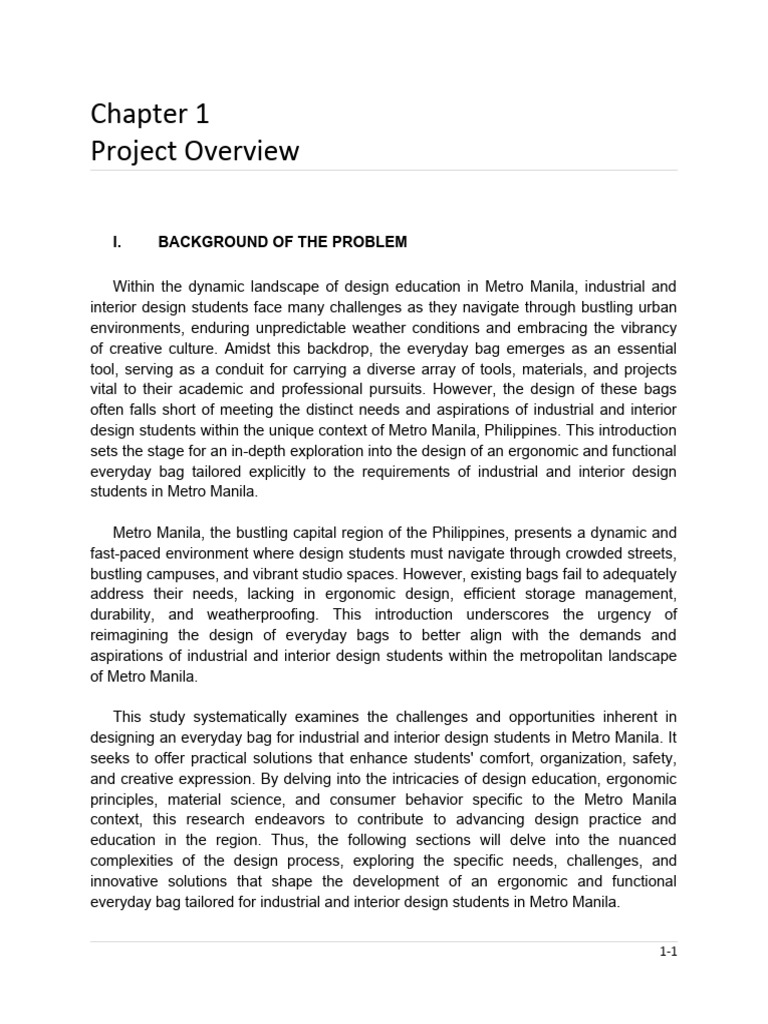 CHAPTER 1 - ID Thesis Format | PDF | Usability