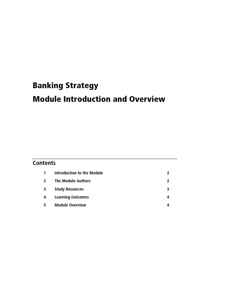 M466 Introduction Sample | PDF | Banks | Mergers And Acquisitions
