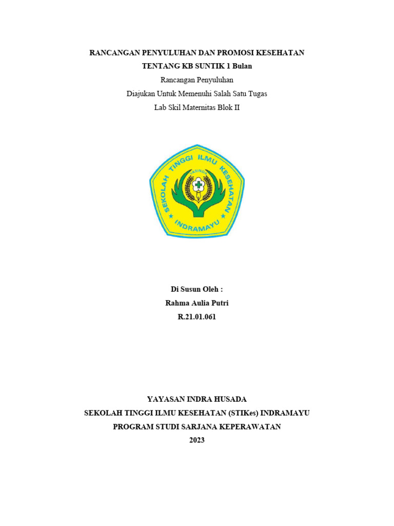 Sap KB Suntik Salinan | PDF