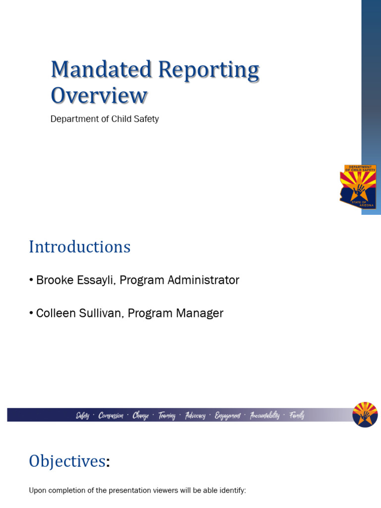 Mandated Reporter Overview Presentation 2020 | PDF | Child Abuse | Crimes