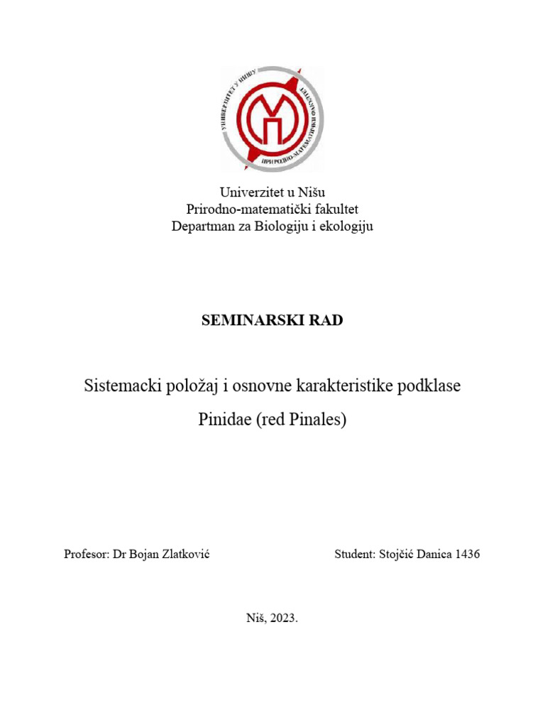 Seminarski | PDF